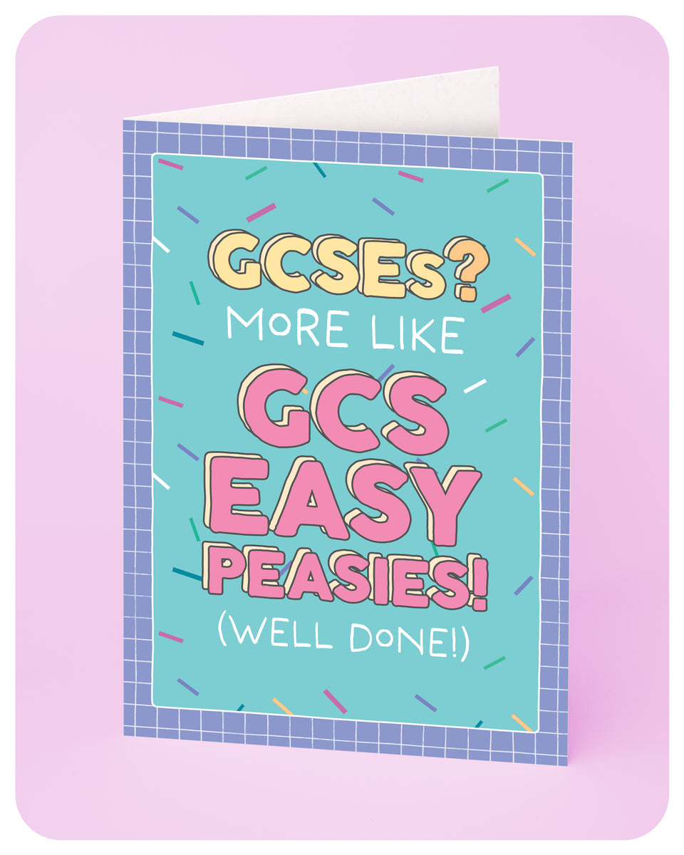 Funny GCSE Congratulations Greeting Card – Sums of Anarchy