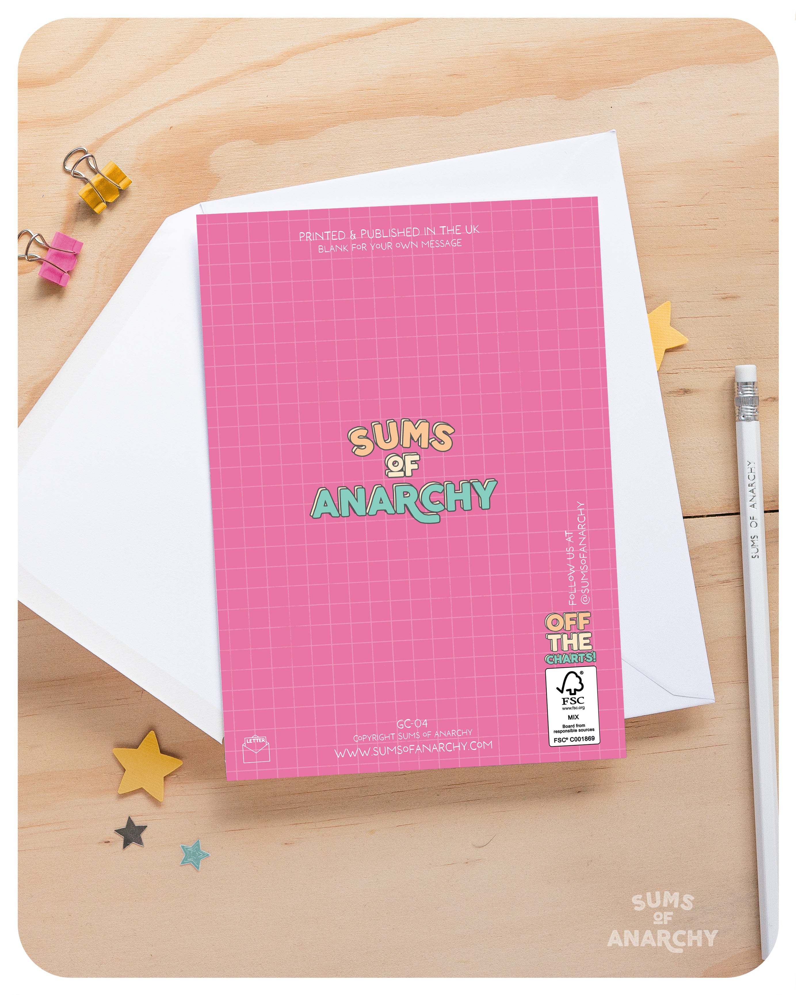 Fun Thank You Teacher Greeting Card – Sums of Anarchy